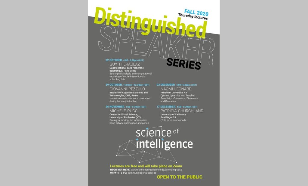 Distinguished Speaker Series Fall 2020 - scienceofintelligence.de